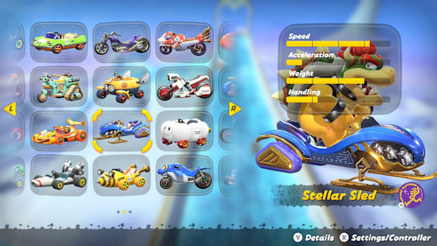 Mario Kart 7 Kart Combos