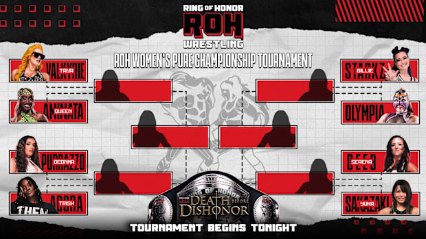 ROH Women's Pure Title Tournament Bracket Revealed