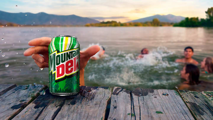 Mountain Dew reimagines its logo to embrace its outdoor spirit