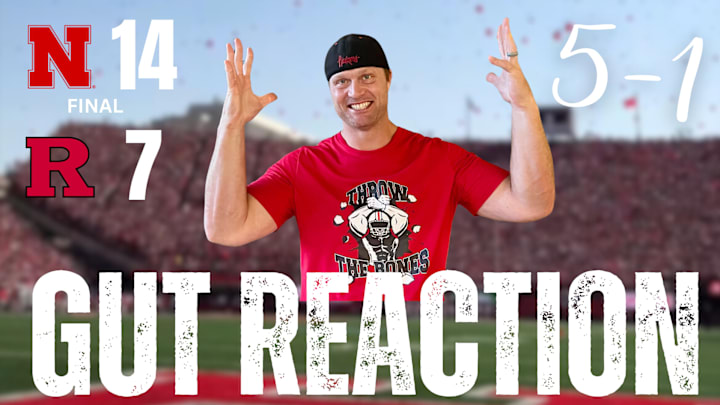 Adam Carriker Gut Reaction: Nebraska Football 's One-Score Win Over Rutgers