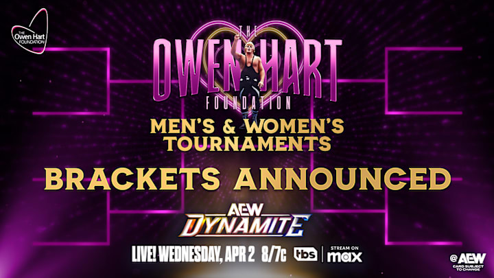 AEW Reveals Brackets For The Men's And Women's 2025 Owen Hart Cup ...