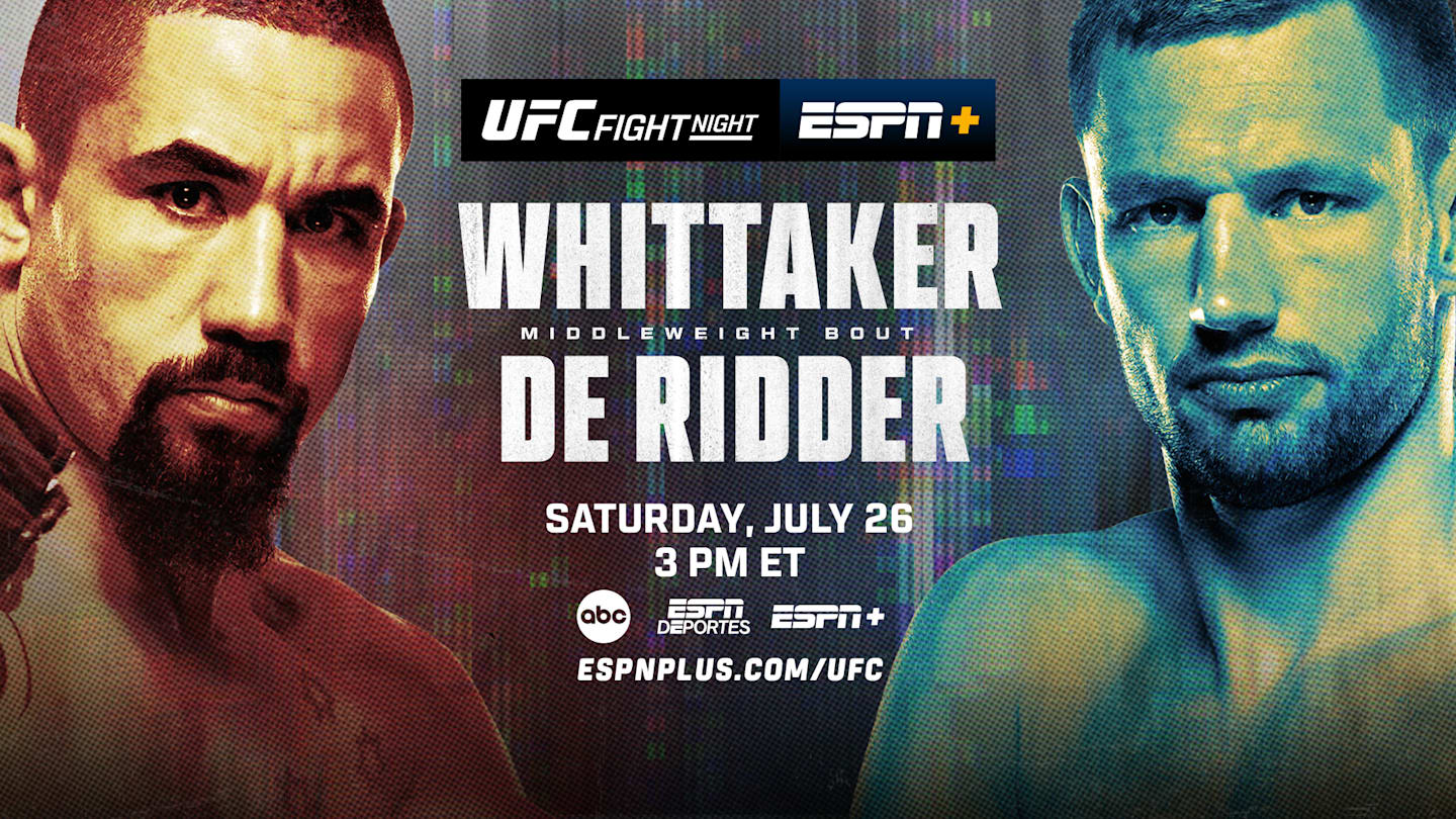 UFC stream: Whittaker vs. de Ridder LIVE and FREE