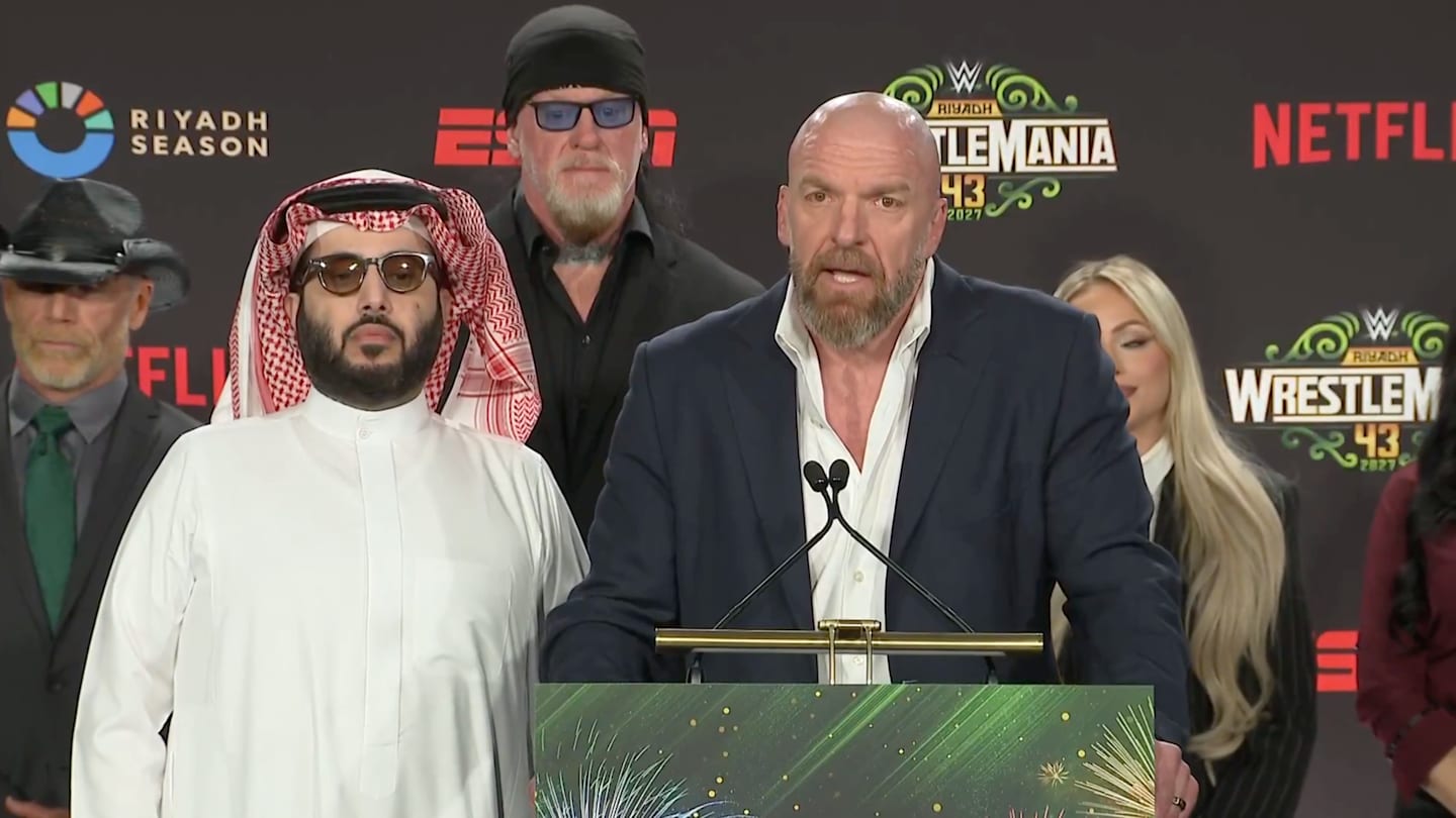 WWE Announces Saudi Arabia Will Host WrestleMania 43 in 2027