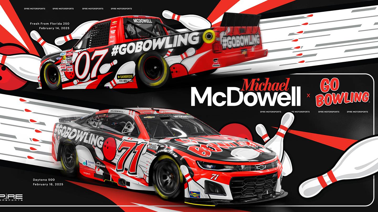 Go Bowling Backing Michael McDowell and Spire Motorsports in Daytona 500
