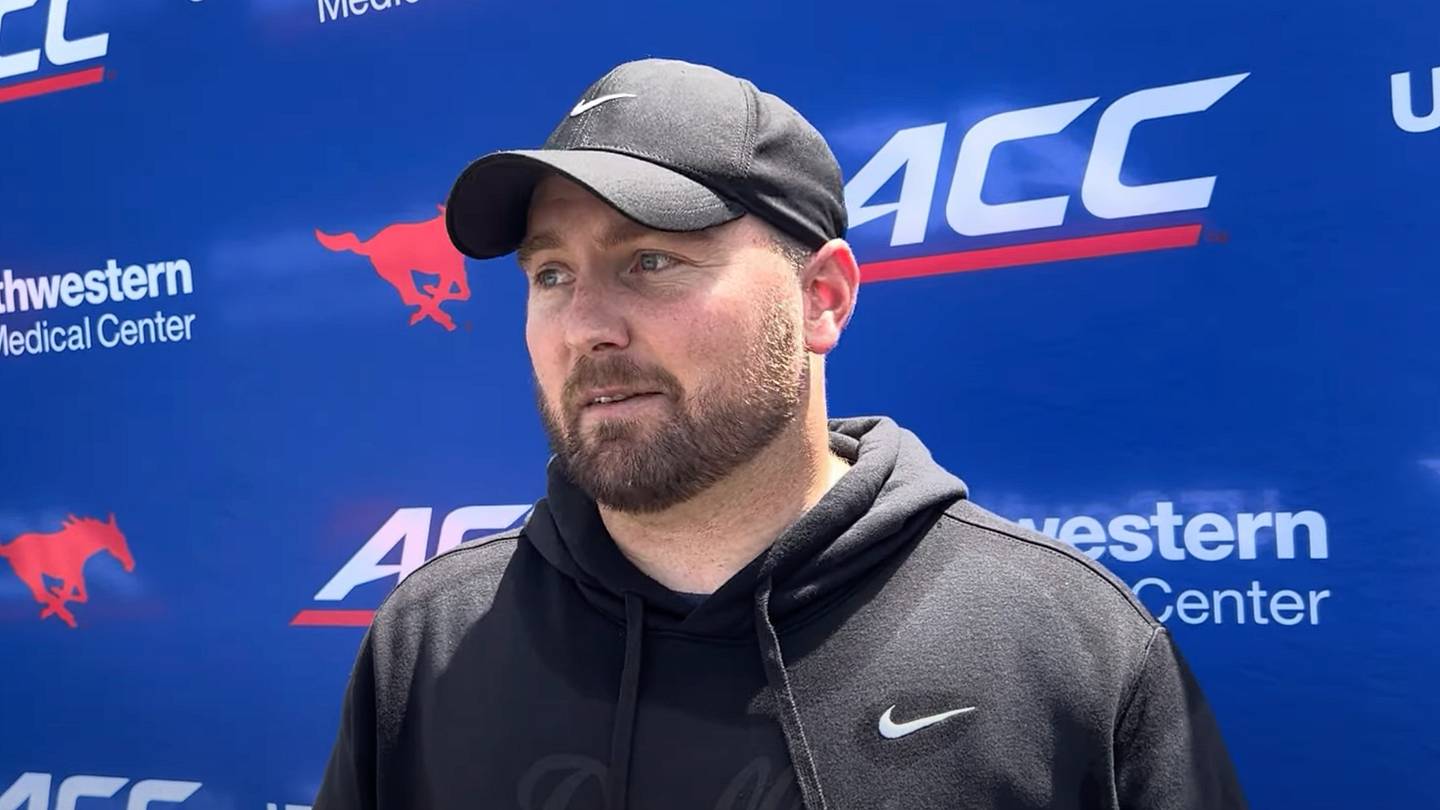 SMU STC/RB coach Kyler Cooper highlights progress, RB competition in ...
