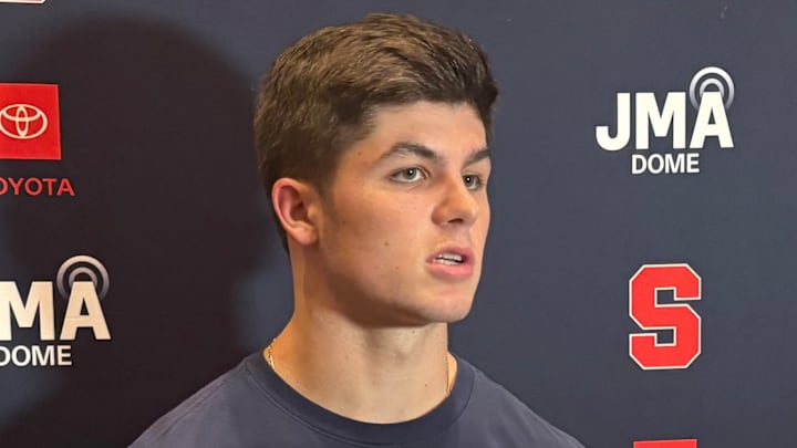 What Joe Filardi said ahead of his Syracuse start against Notre Dame