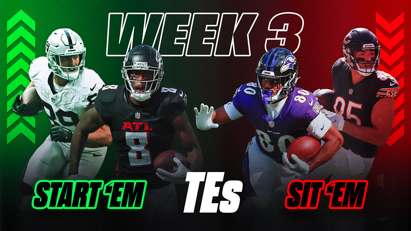 Tight End Start 'Em, Sit 'Em Picks for Fantasy Football Week 3