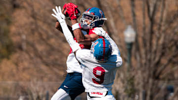 Ole Miss Rebels WR Tre Harris Describes 'Challenge' Facing CB Trey Amos ...