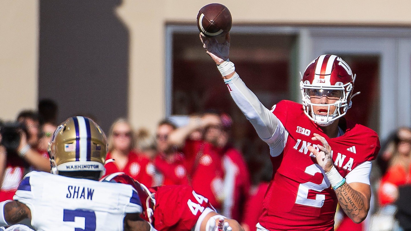 Fear Of Tayven Jackson Drop-Off Was Unfounded As Indiana QB Led Winning ...