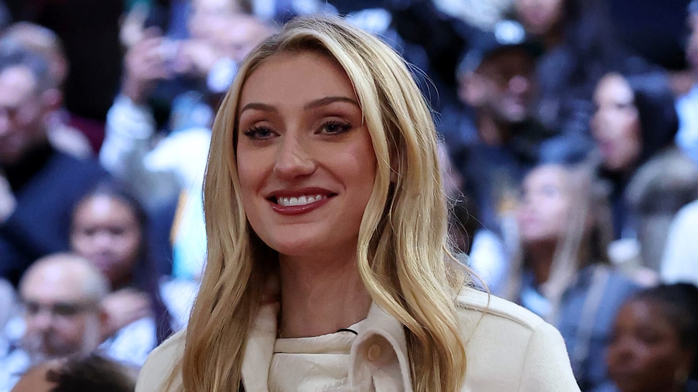 Cameron Brink Flaunts Hourglass Figure in Black Leather Mini Dress ...