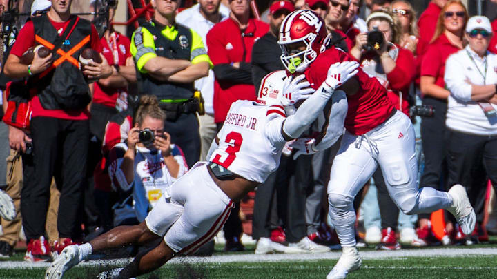 Nebraska Football Trailing 28-7 at No. 16 Indiana