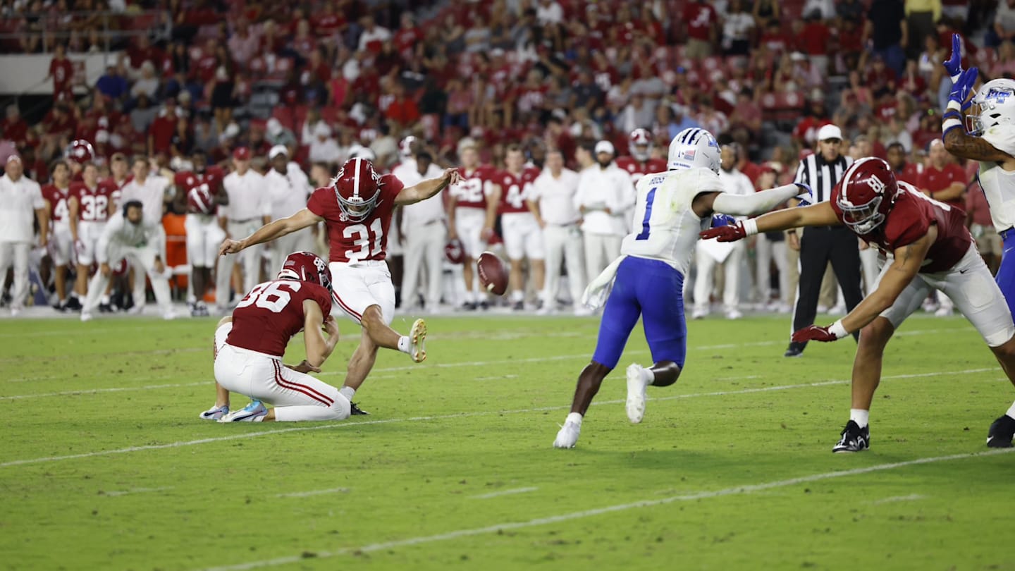 The Extra Point: Analyzing Alabama’s Kicking Game