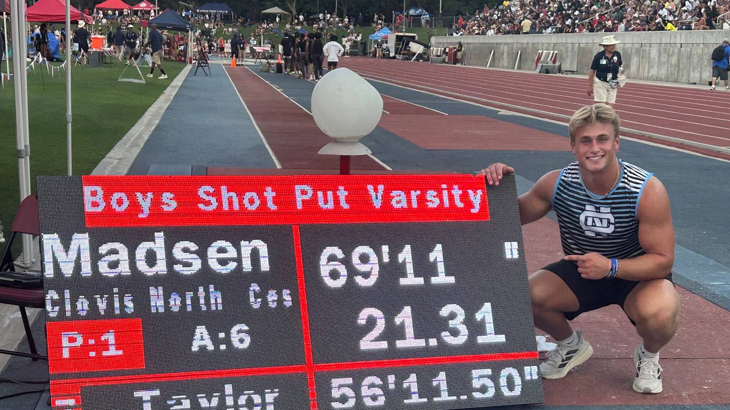 California state track and field champions recap: Thrower breaks 103 ...