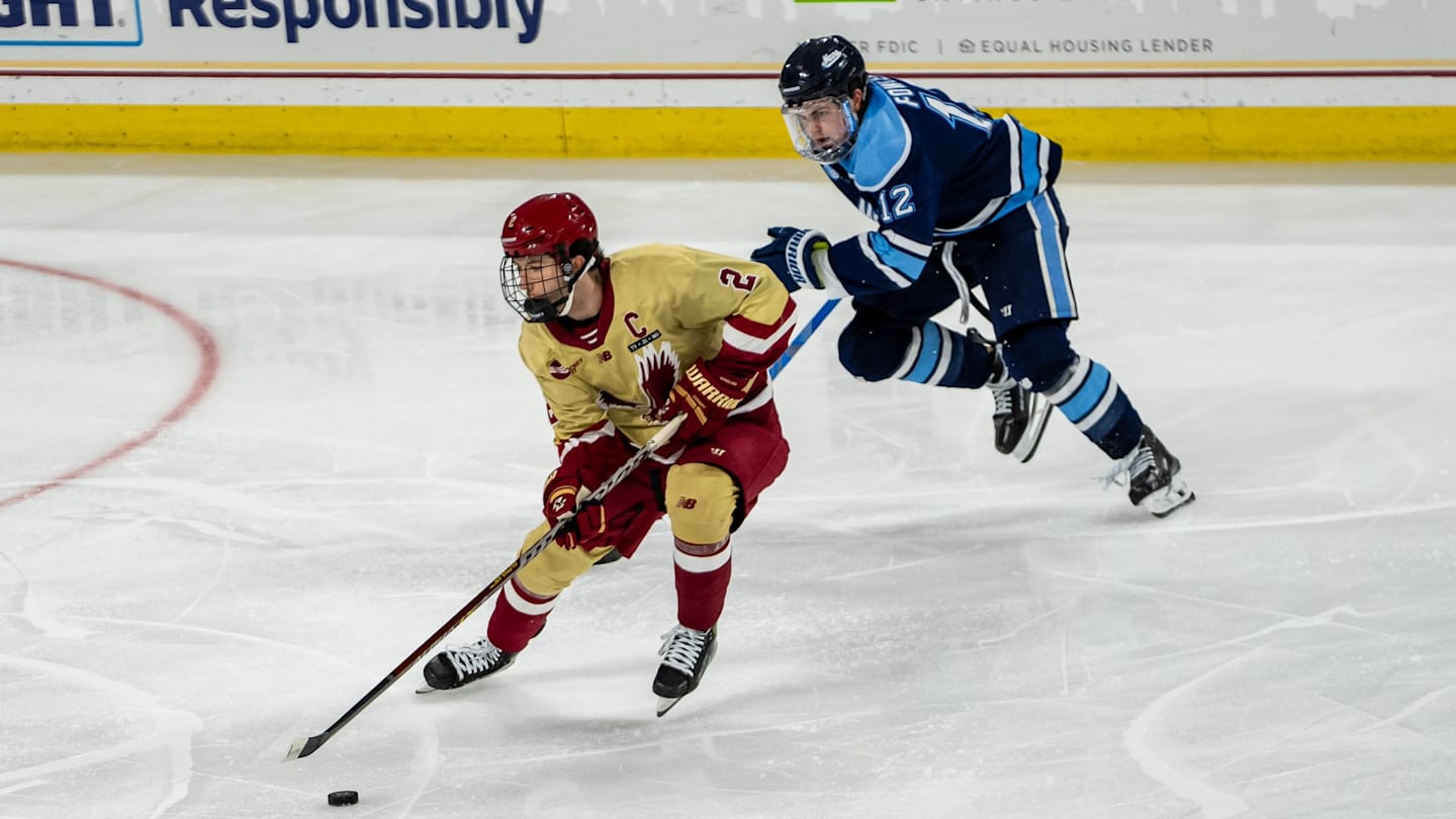 No. 2 Boston College Men’s Hockey Sweeps No. 5 Maine