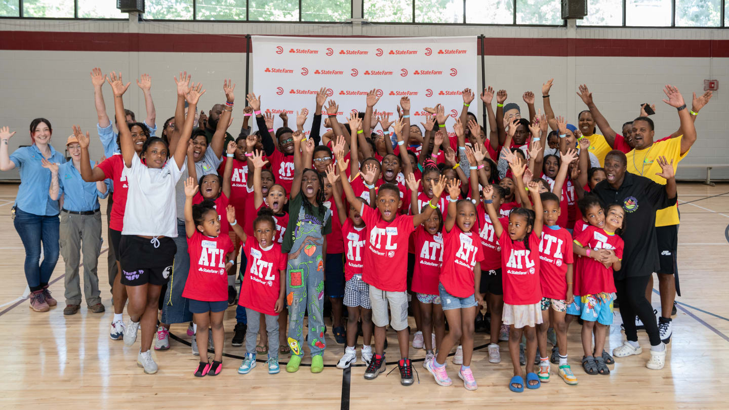 The Atlanta Hawks and State Farm Teach Youth to Garden Sustainably