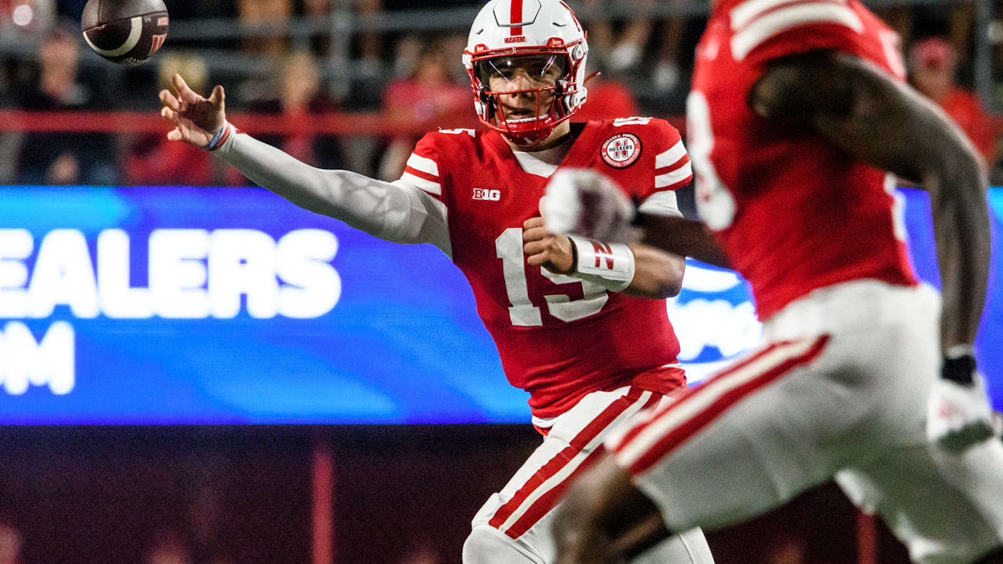 How Much Should Nebraska Quarterback Dylan Raiola Play Against Northern ...