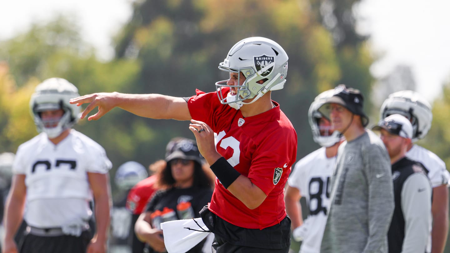 Las Vegas Raiders QB Aidan O'Connell enjoying OC Luke Getsy's offense
