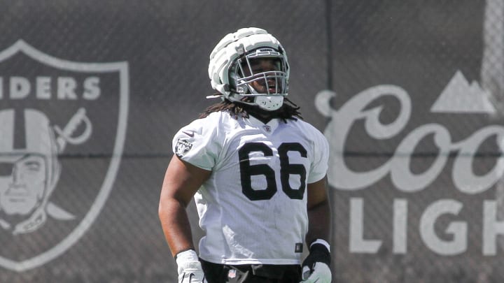 The Las Vegas Raiders are expecting a lot from OL Dylan Parham this season