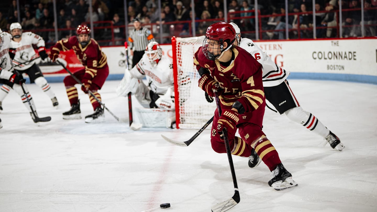 No. 1 Boston College Men’s Hockey vs Northeastern: Lines, Score Updates ...
