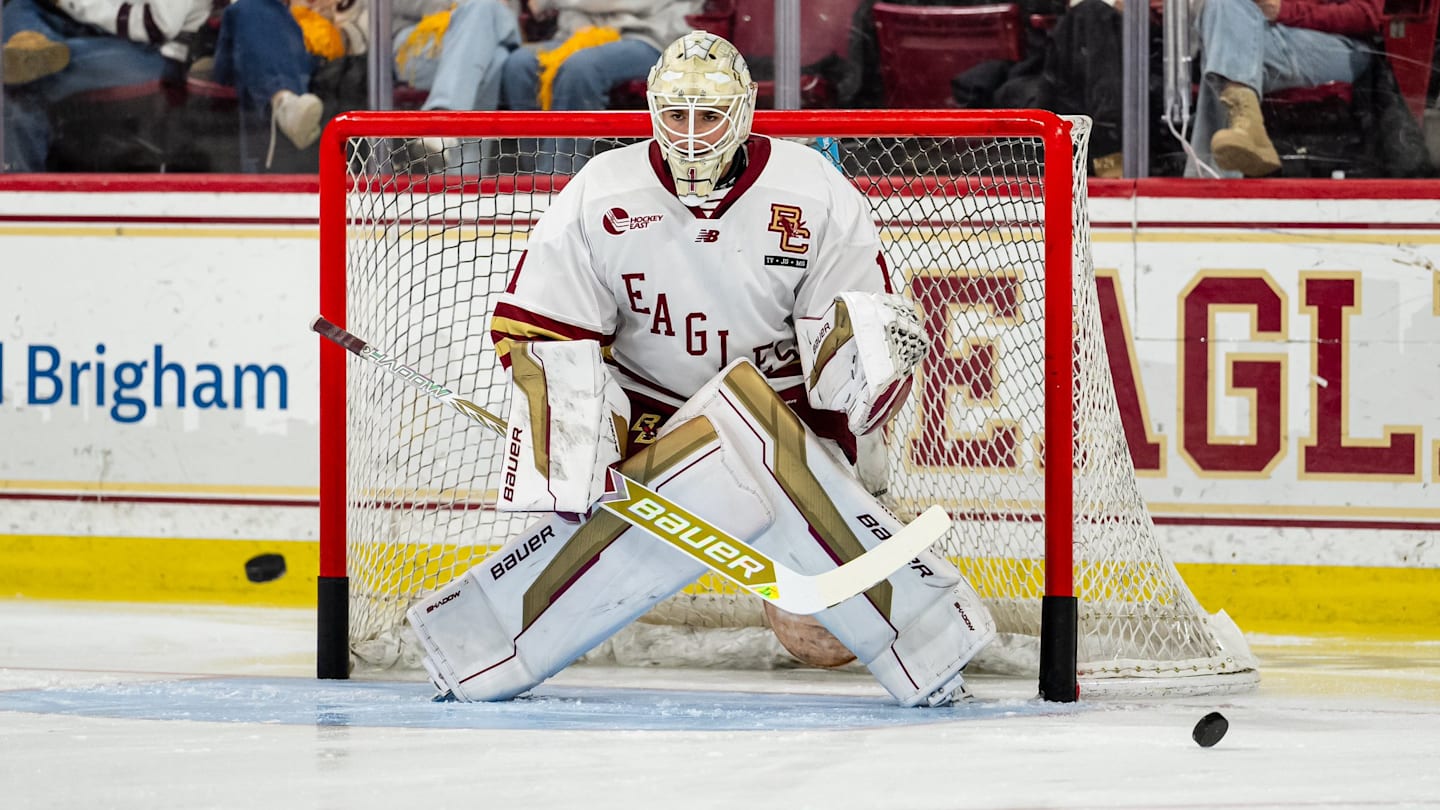 Boston College’s Jacob Fowler Wins 2024-25 Hockey East Goaltender of the Year