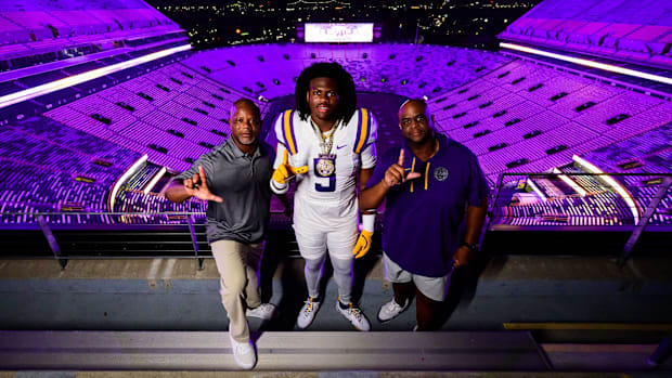 Five-Star LSU Football Commit, Nation's No. 1 ATH Reacts to Visit in ...