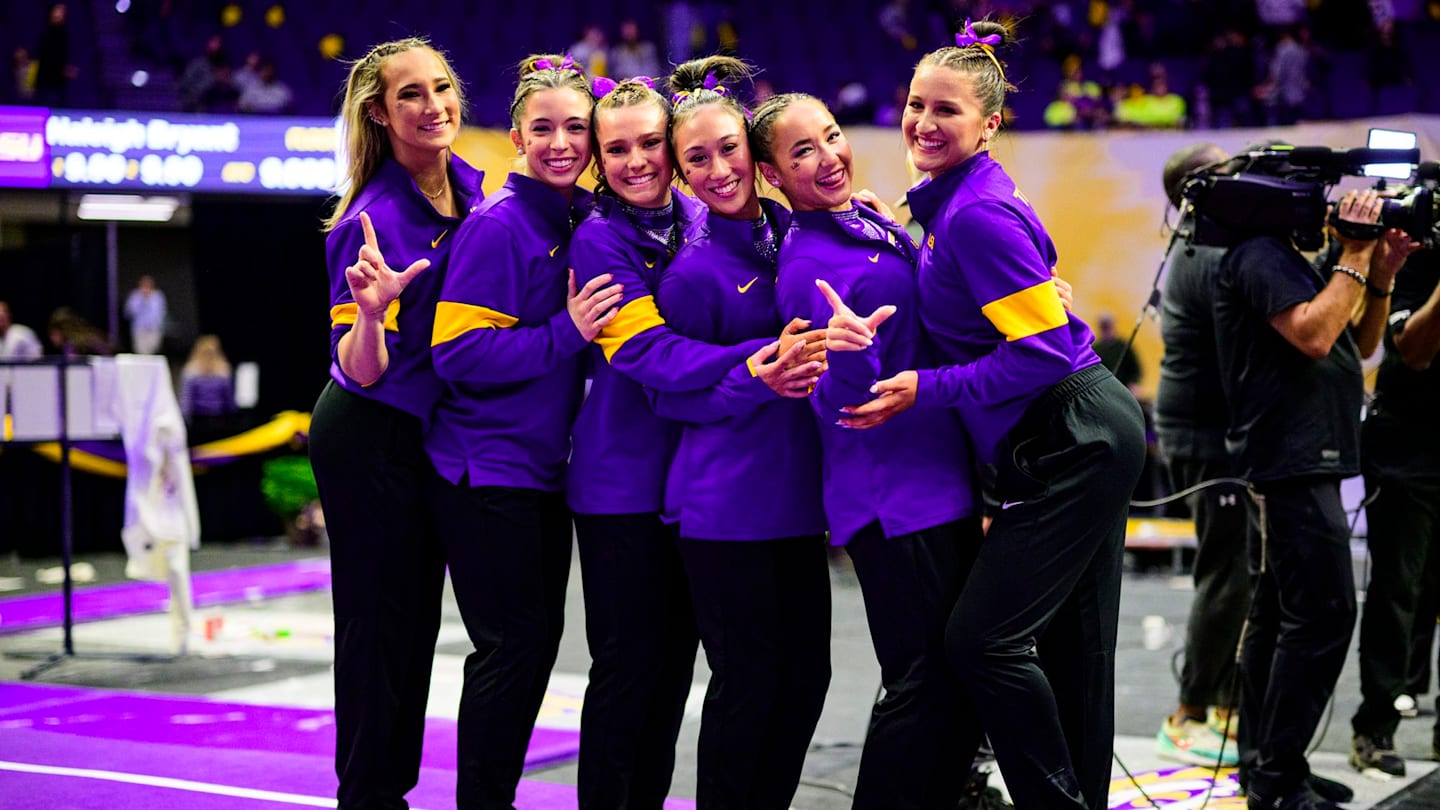 The Recap: No. 1 LSU Gymnastics Wins NCAA Regional, Advances to NCAA ...