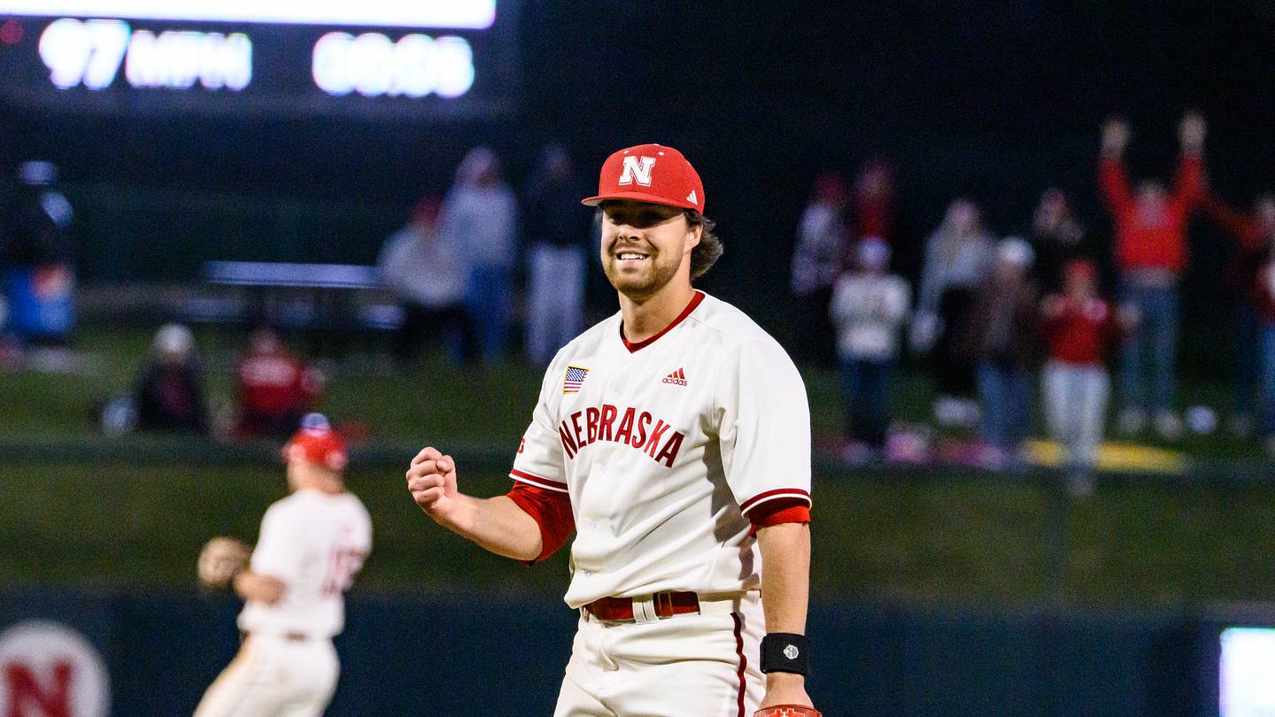 Gallery: Huskers' Brett Sears Blanks Buckeyes With 2-Hit Gem