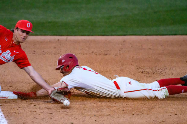 Gallery: Huskers' Brett Sears Blanks Buckeyes With 2-Hit Gem