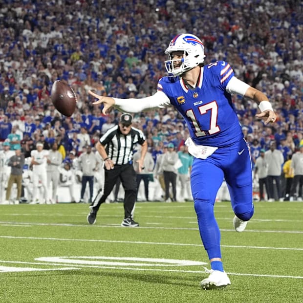 Once a gunslinger, now Josh Allen is guardian for Bills on epic ...