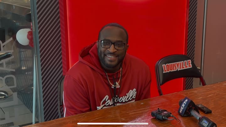 Watch: Chris Barclay, Louisville Football RBs Talk Start of Spring Practice