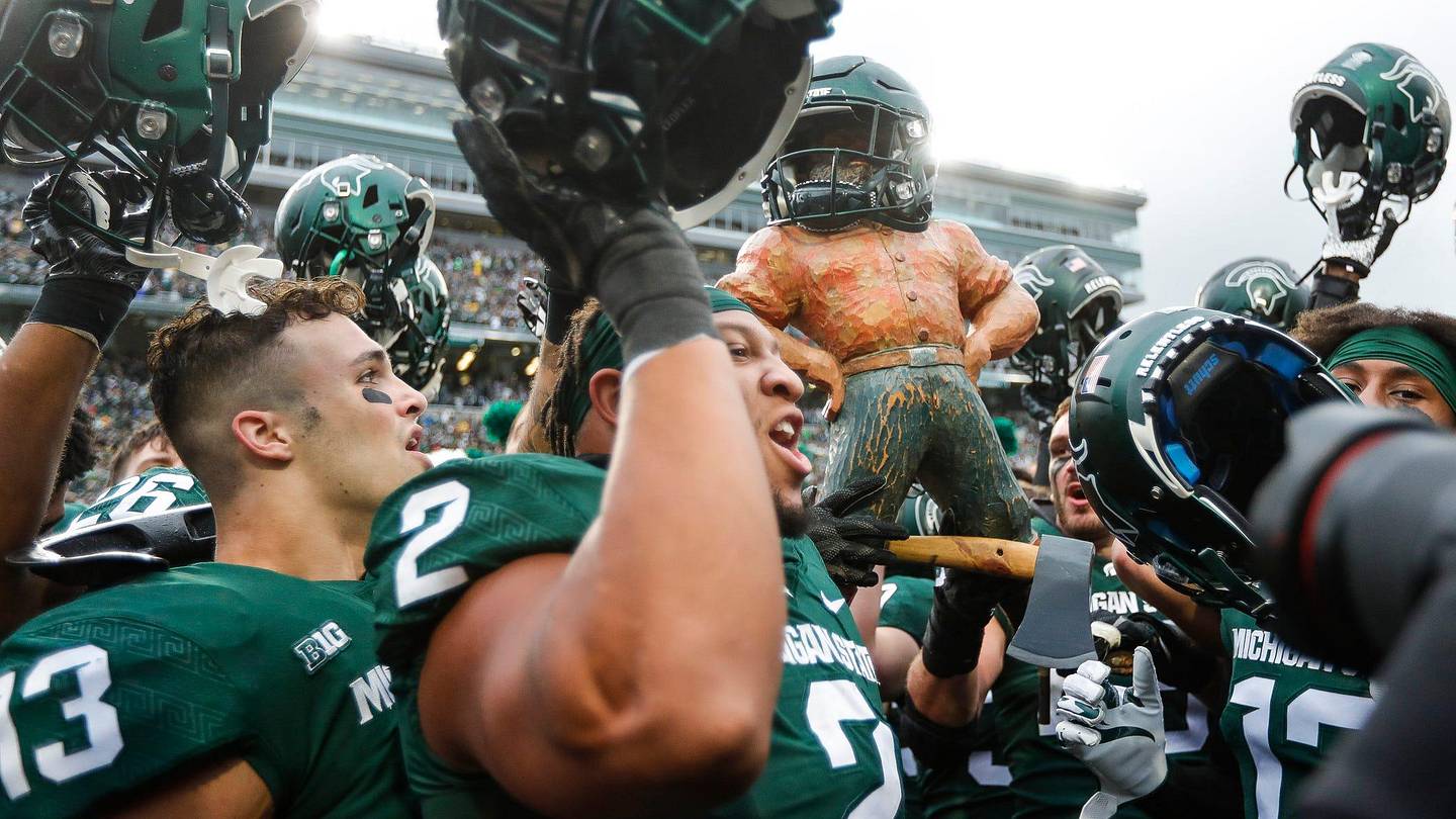 MSU Football Gets 3 Games on Big Ten's New 'Rivalry Series'