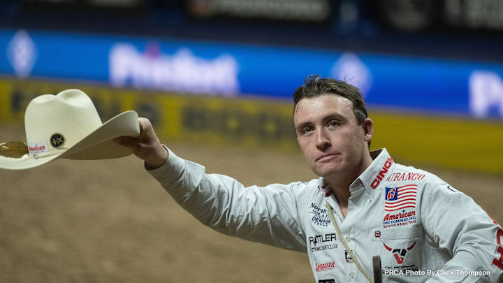 Riley Webb Commanding National Finals Rodeo Tie-Down Taking Over World ...