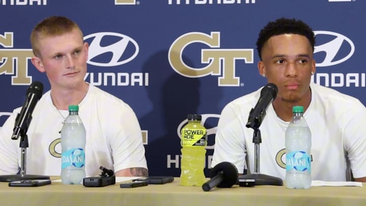 Everything From Georgia Tech Kicker Aidan Birr & WR Eric Rivers After Win