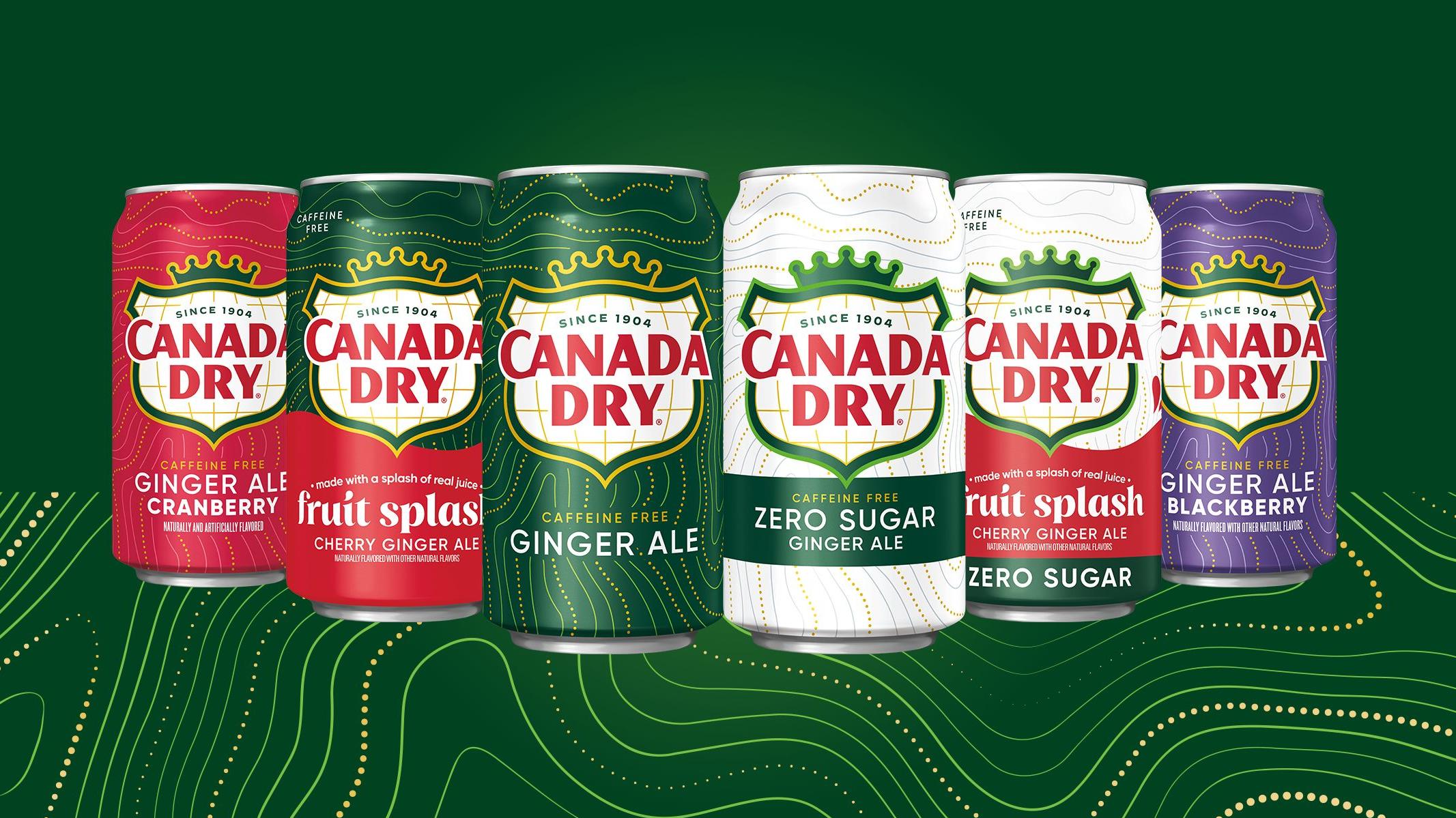 No more ginger "stale" as Canada Dry launches innovative flavors