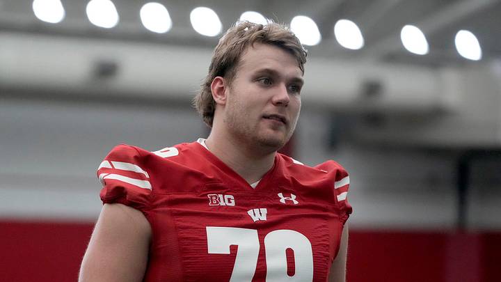 Wisconsin Badgers OL Jack Nelson answered 2025 NFL Draft call from ...