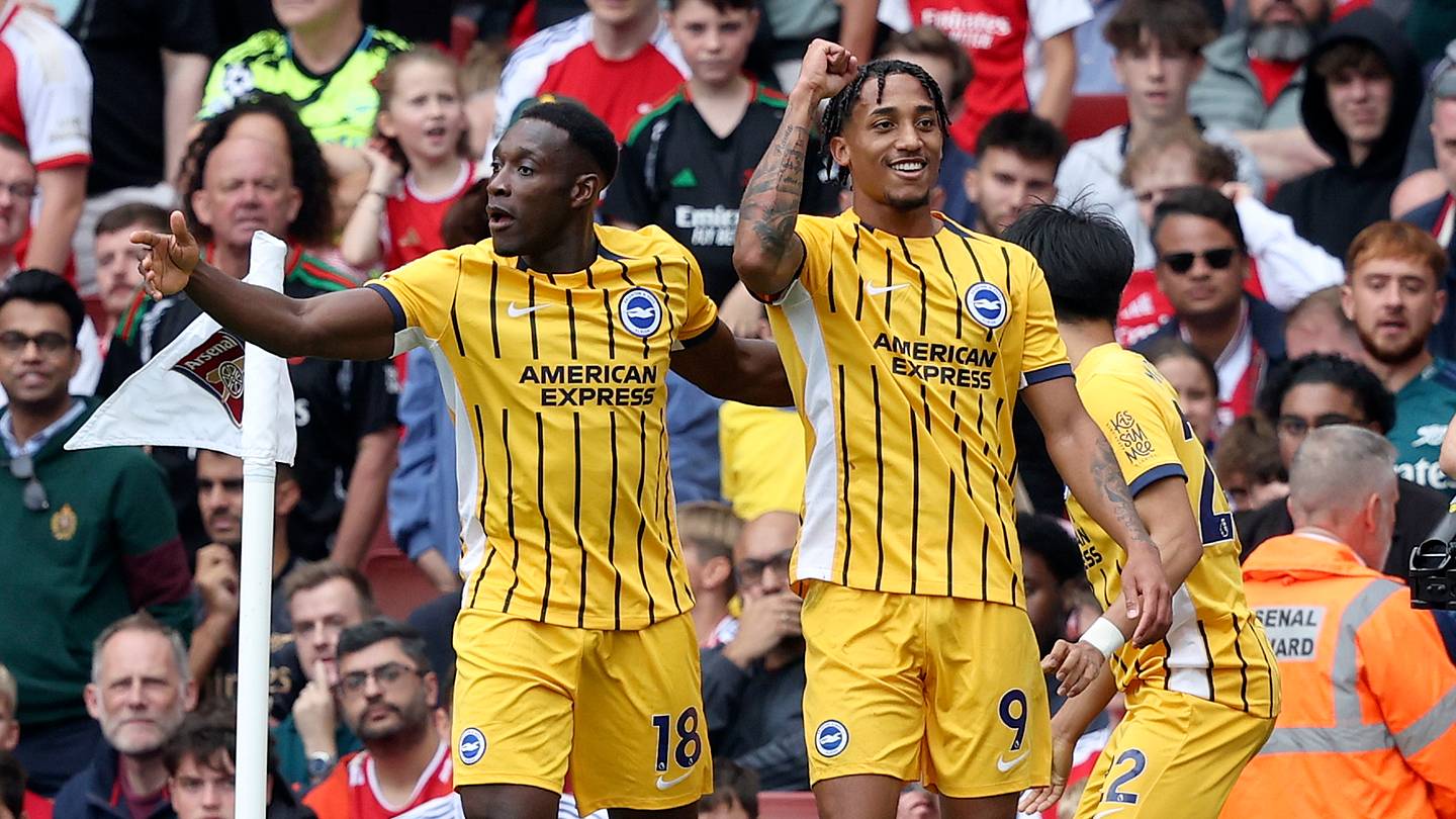 Arsenal 1-1 Brighton: Player ratings as Rice red card sees Gunners drop ...