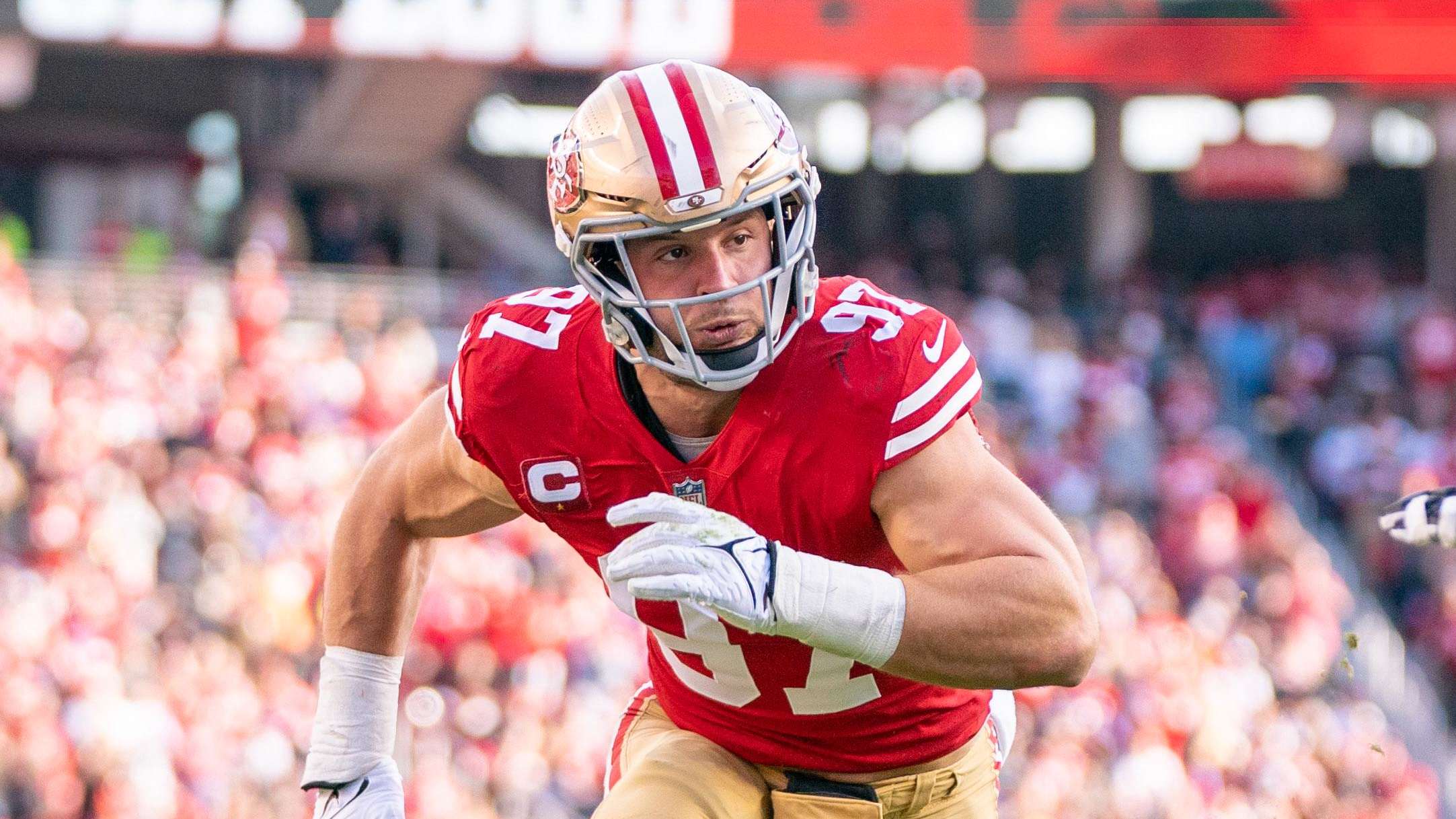 PFF predicts Nick Bosa extension, ranks out 49ers' wide receiver corps