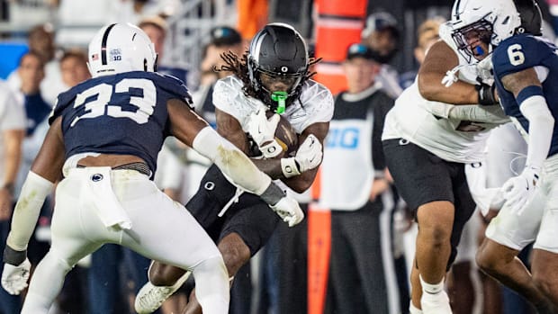 Controversial Call Overturns Crucial Fumble In Oregon vs. Penn State