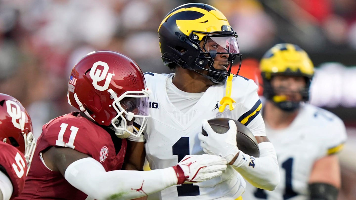 PFF grades and snap counts following Michigan's loss to Oklahoma