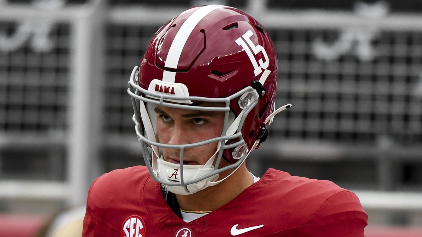Alabama QB Ty Simpson shares approach entering first career start ...
