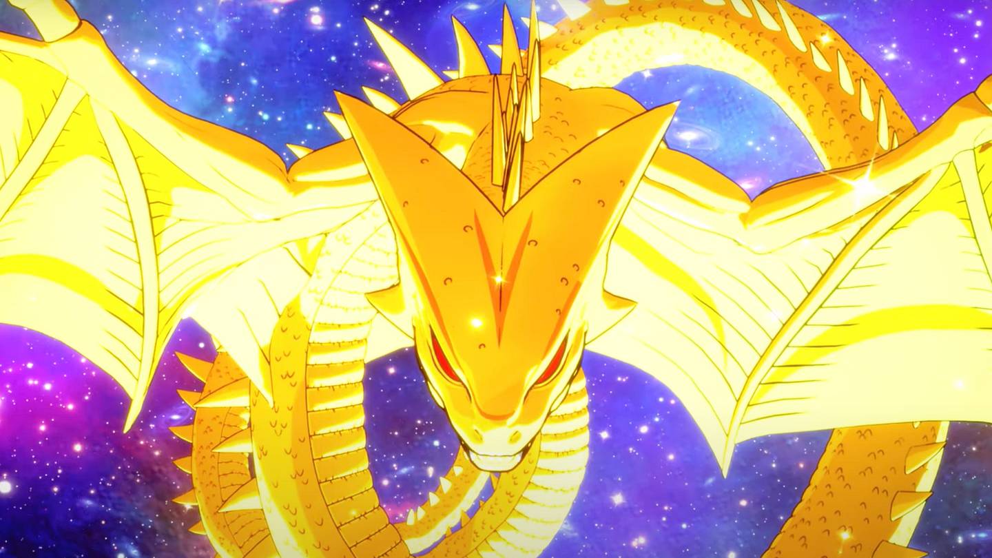 Goku Faces Shenron