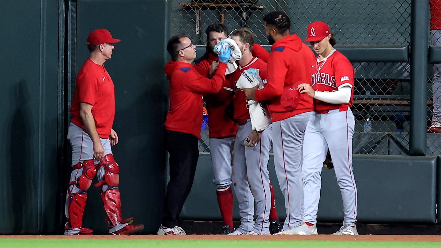 Angels Provide Taylor Ward Update After Scary Face Injury in Win Over ...