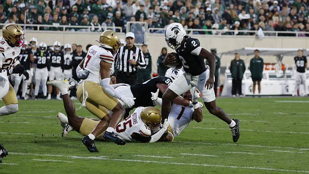 Michigan State Wins a 2OT Classic vs. Boston College, 42-40
