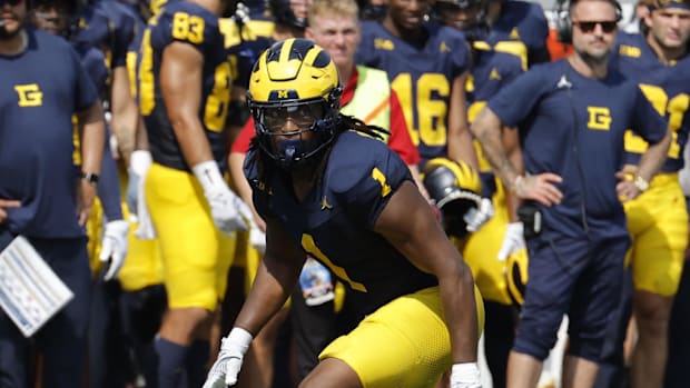 Michigan football moving Jaishawn Barham to EDGE could earn him millions