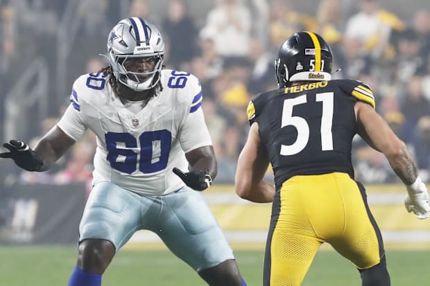 Dallas Cowboys' Tyler Guyton gets rookie grade after rough start to NFL ...