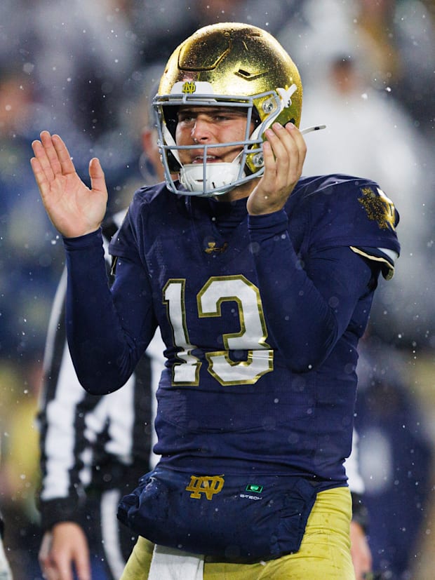 Notre Dame QB CJ Carr opens up about brother's tragic death in ...