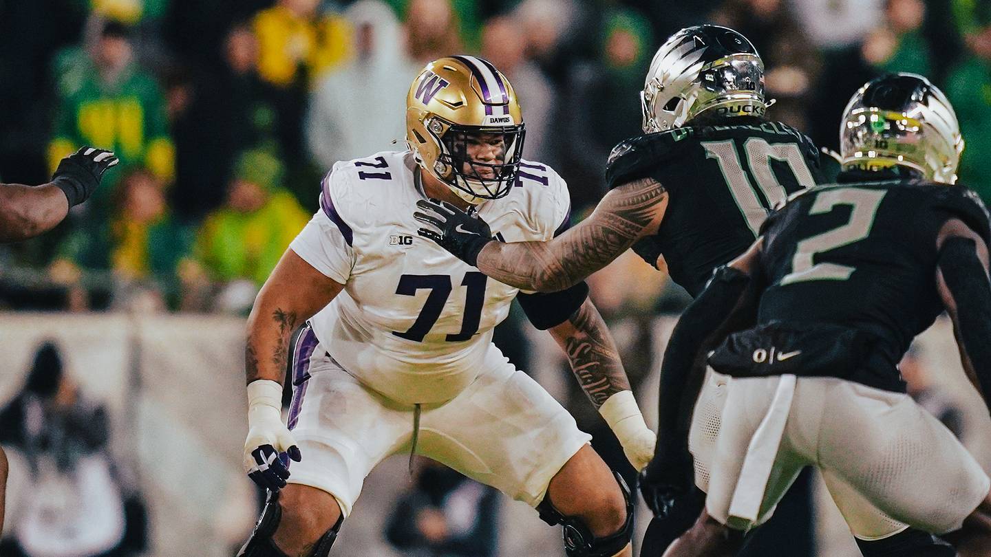 Tafai Becomes Second UW Offensive Lineman Starter to Turn to Portal