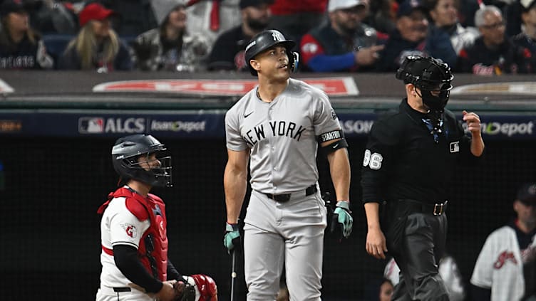 Giancarlo Stanton, Jazz Chisholm hype up Juan Soto return during ...