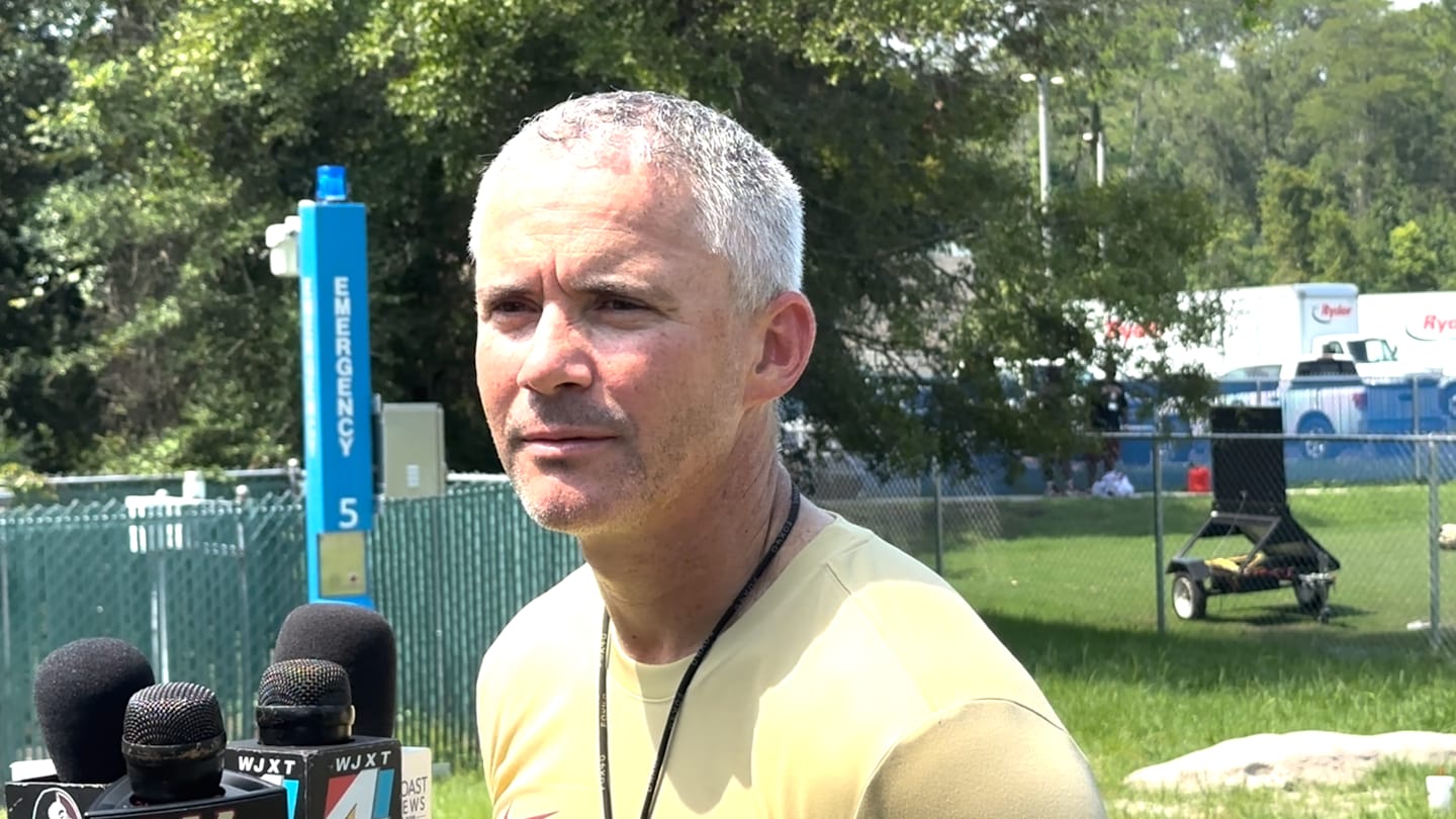 FSU Football Head Coach Mike Norvell Pleased With Practice Two in ...