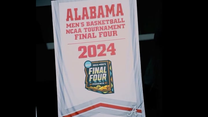 Alabama Men's Basketball Unveils First Final Four Banner in Program History